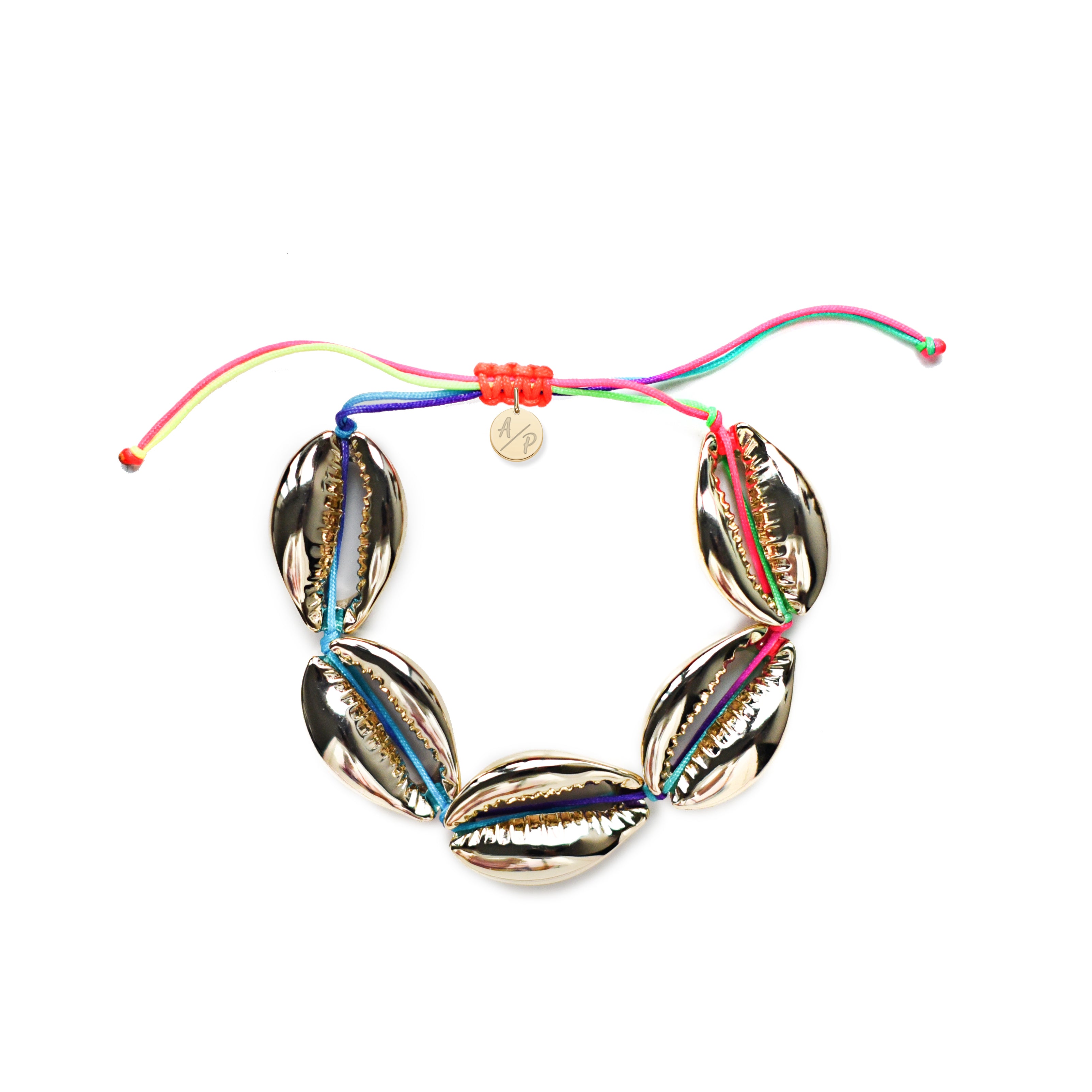 Sleek Shells Bracelet Rainbow - 14k Gold – Adriana Pappas Jewelry